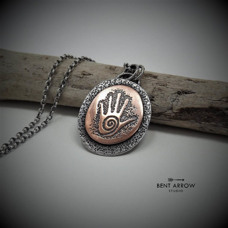Sterling Silver Sacred Shaman Necklace by Bent Arrow Studio