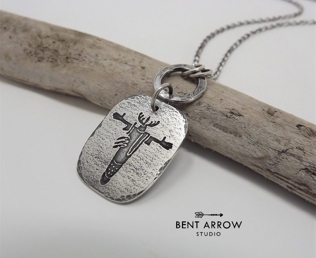 Sterling Silver Sacred Shaman Necklace by Bent Arrow Studio